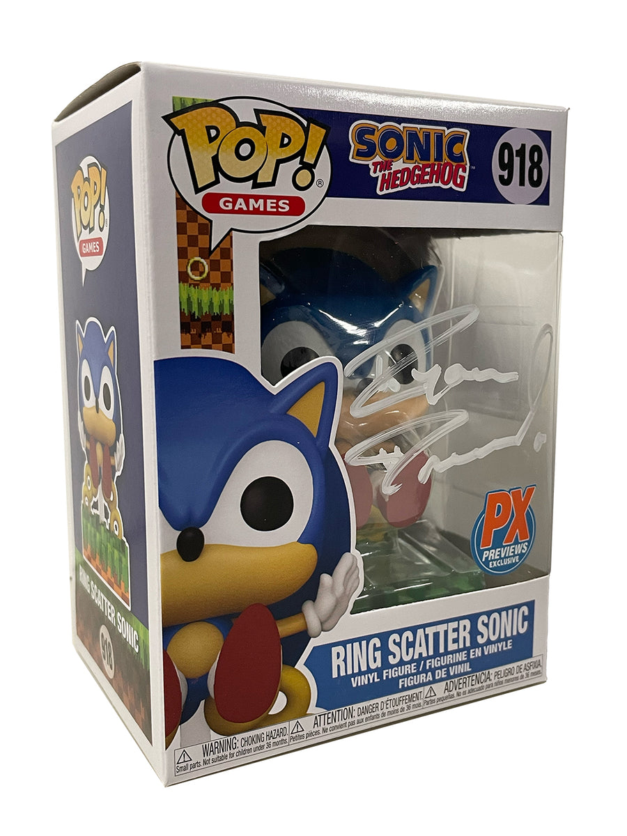 Ryan Drummond Ring Scatter Sonic Autographed Funko Pop #918 – Icon Autographs