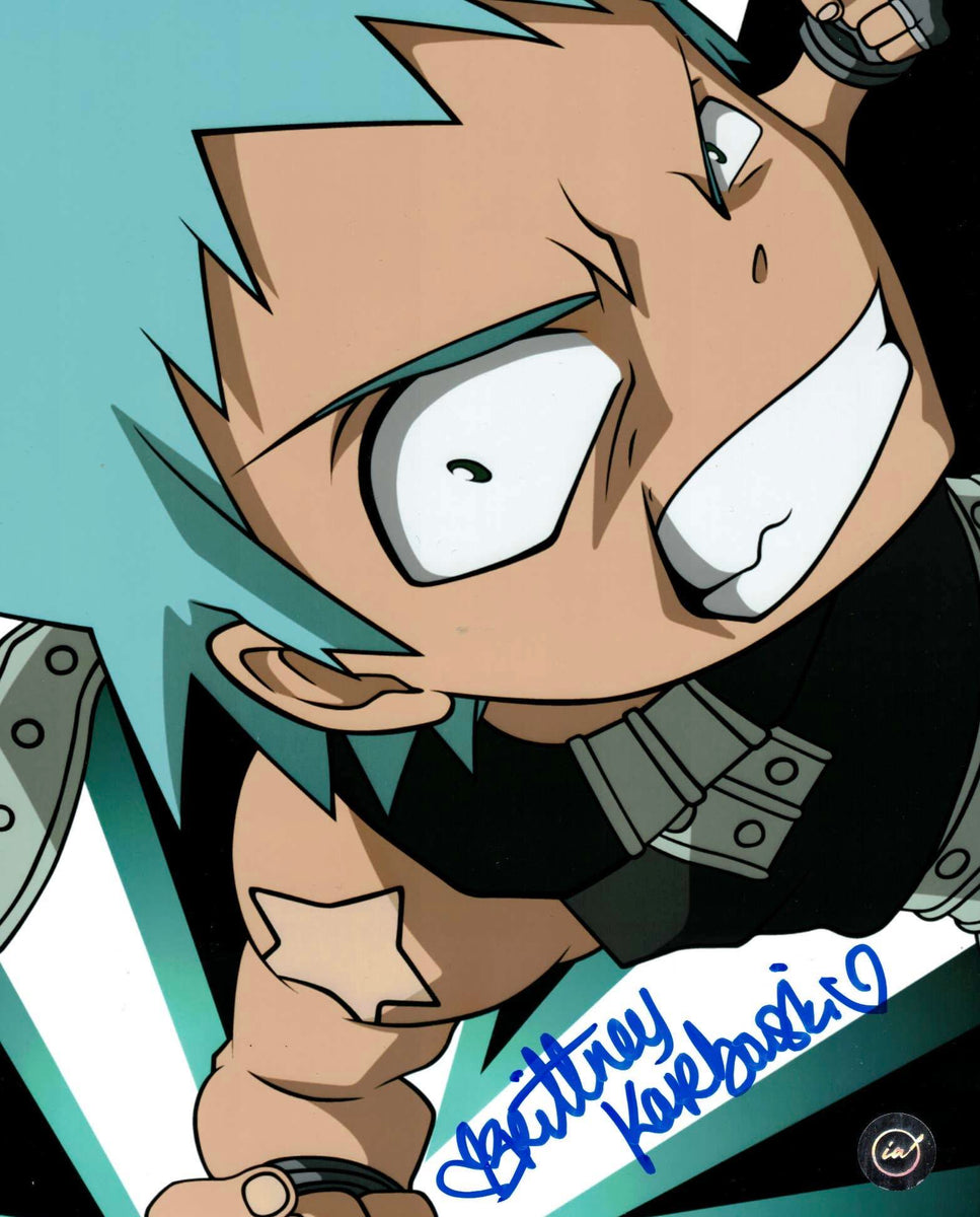 Brittney Karbowski Autographed Black Star Soul Eater 8x10 photo – Icon Autographs
