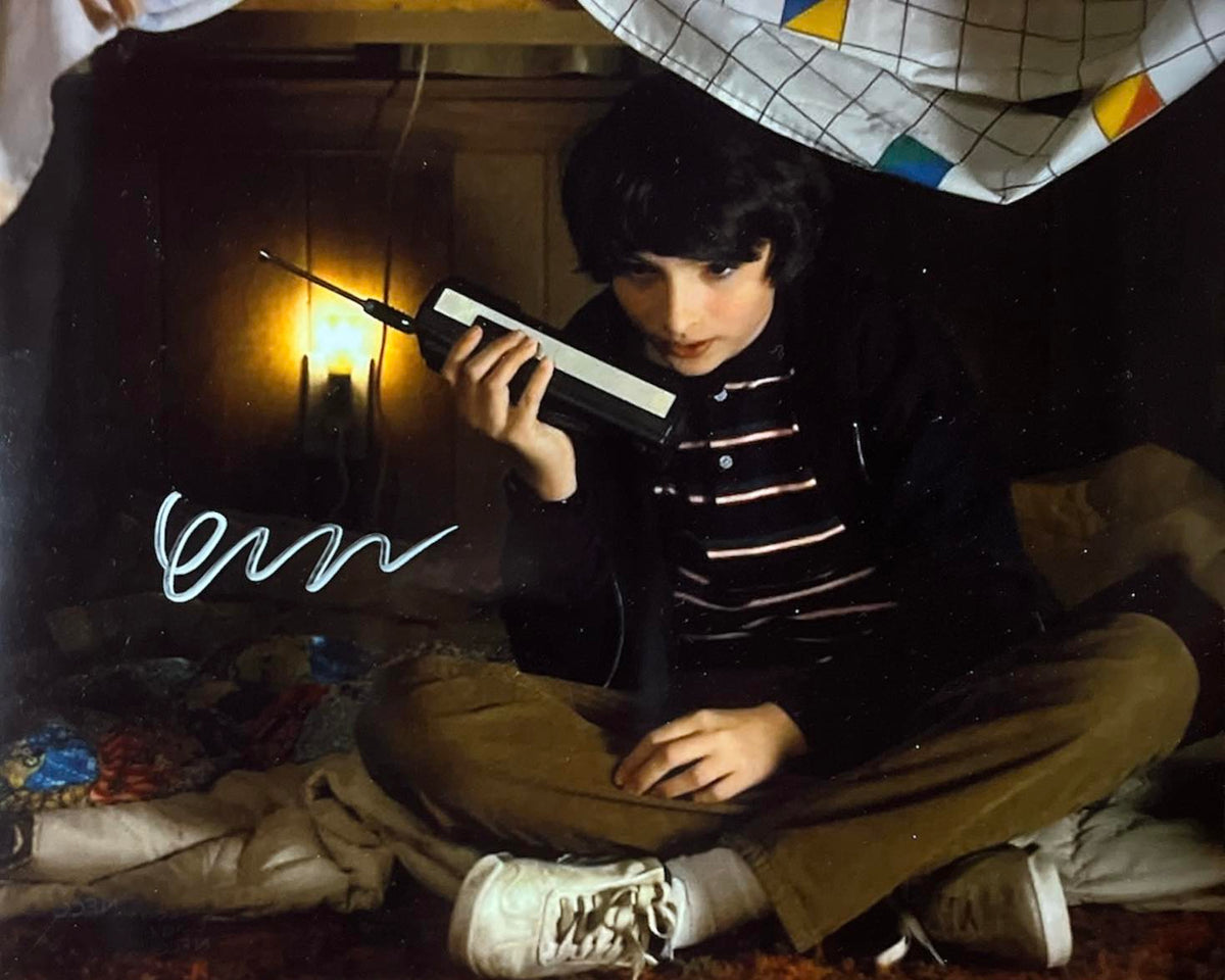 Finn Wolfhard Autographed Stranger Things 8x10 – Icon Autographs