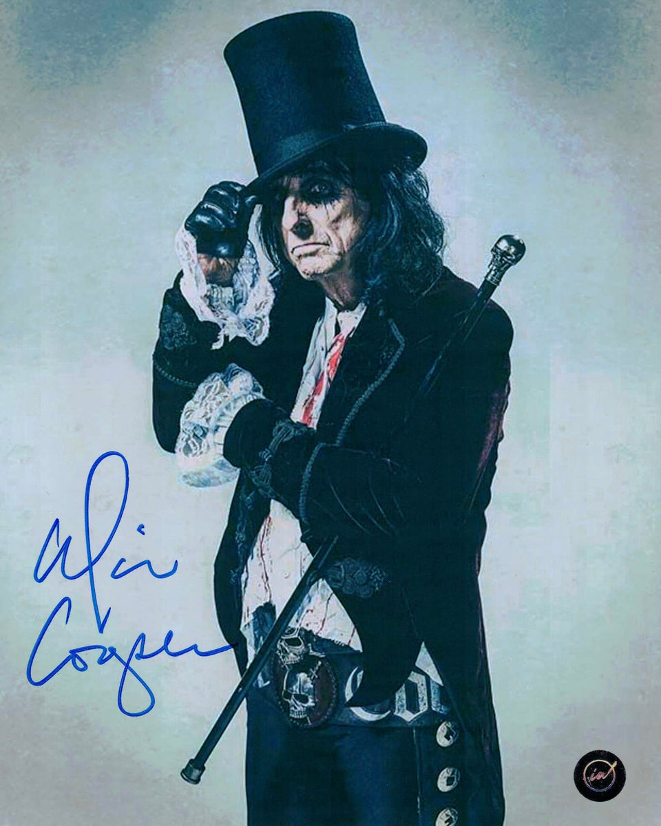 Alice Cooper Autographed 8x10 – Icon Autographs