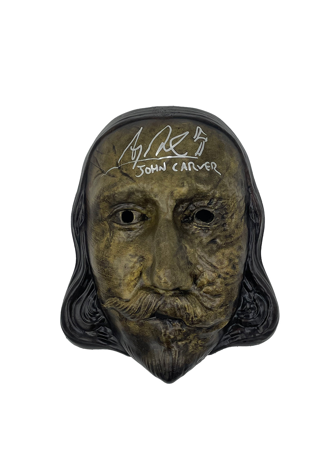 Alex Armbruster Autographed Thanksgiving John Carver Mask – Icon Autographs