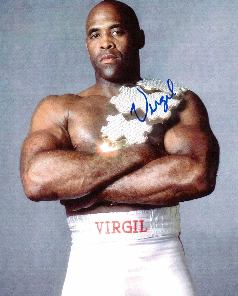 Mike Jones as Virgil WWE Superstar 8x10 Autographed Photo Blue Sharpie ...