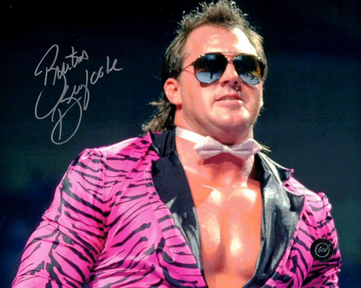 Brutus Beefcake Autographed 8x10 Colourful Photo in Silver Sharpie ...