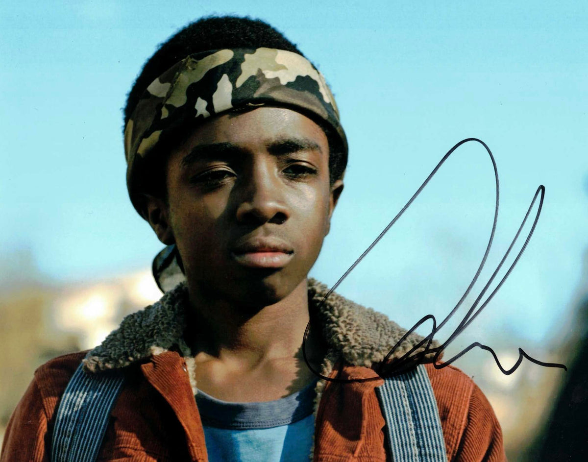 Caleb McLaughlin as Lucas Sinclair in Stranger Things Autographed 8x10 ...