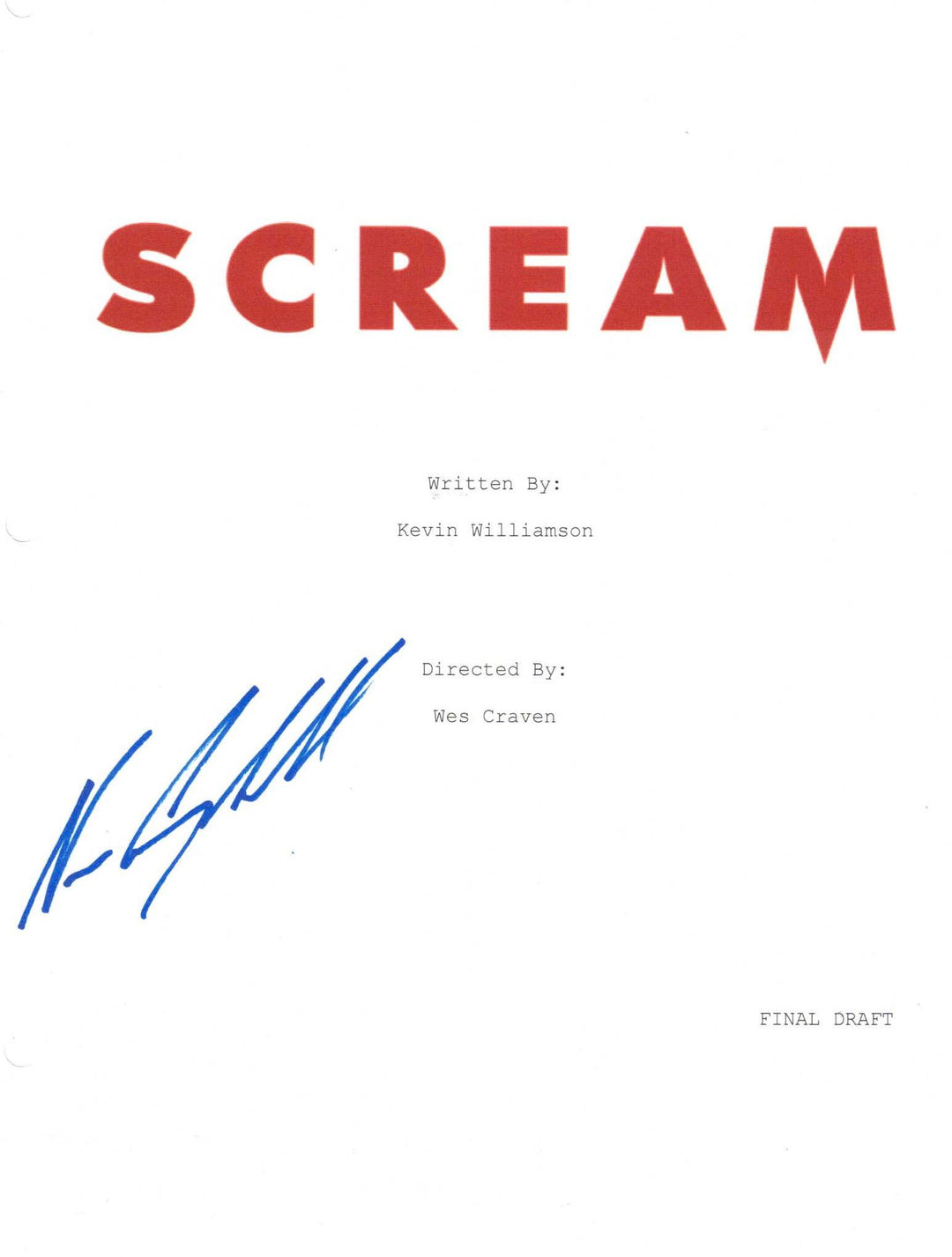 Neve Campbell Scream Autographed Script – Icon Autographs