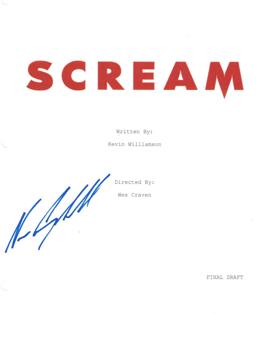 Neve Campbell Scream Autographed Script Cover – Icon Autographs