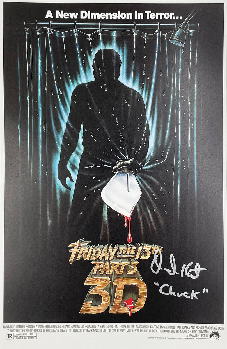David Katims Autographed Friday the 13th Part 3 11x17 Poster – Icon ...