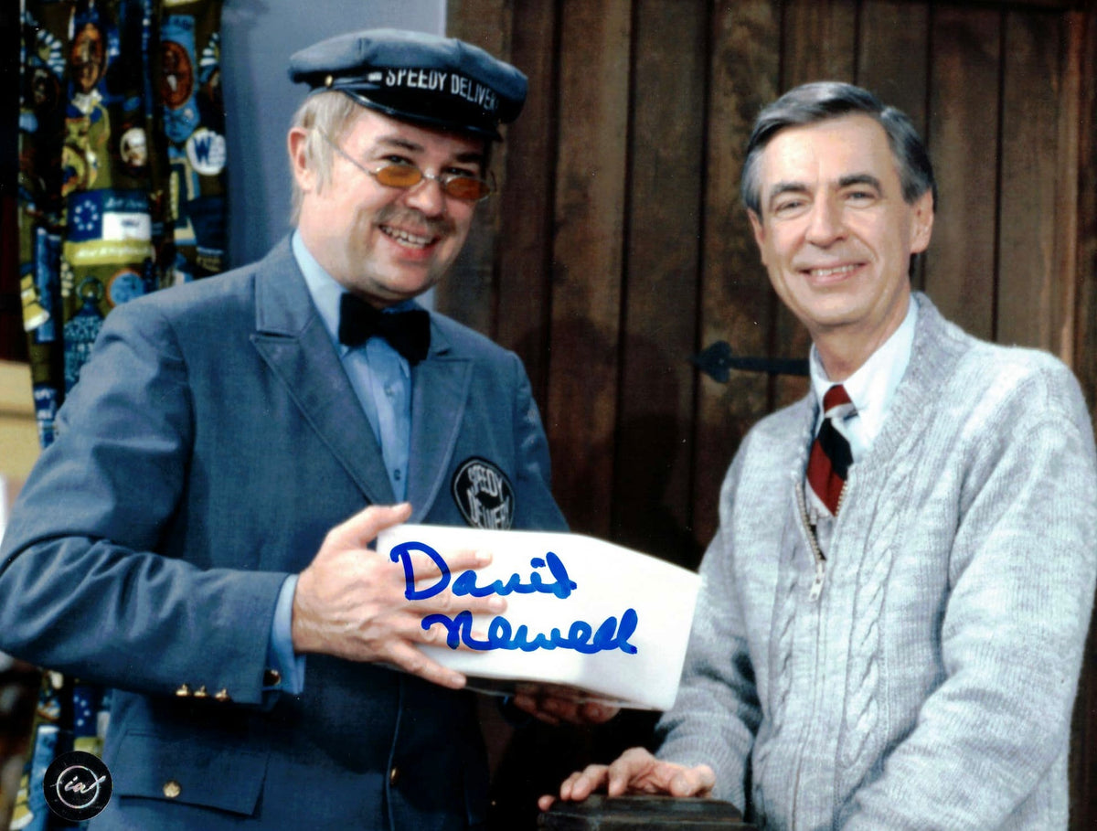 David Newell as Mr. McFeely from Mister Rogers' Neighborhood Autograph ...
