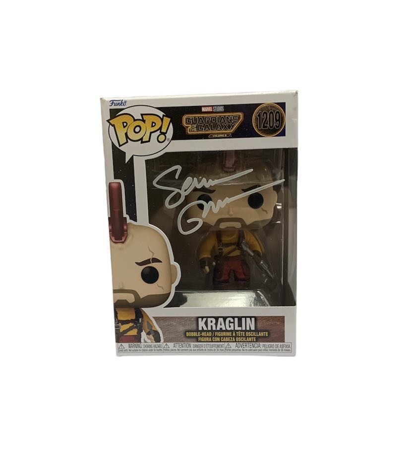 Sean Gunn Kraglin Guardians of the Galaxy Autographed Funko Pop – Icon ...