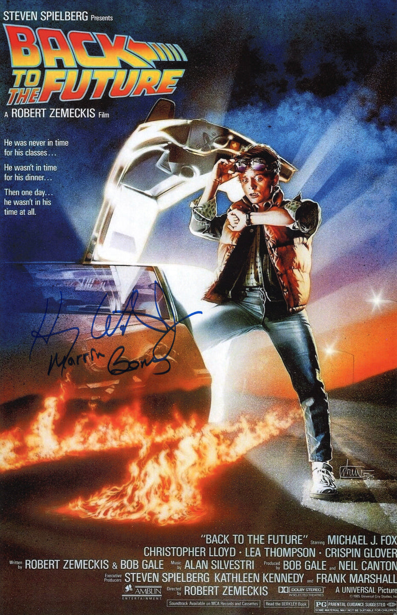 Harry Waters Jr. Autographed Back To The Future 11 x 17 Poster – Icon ...