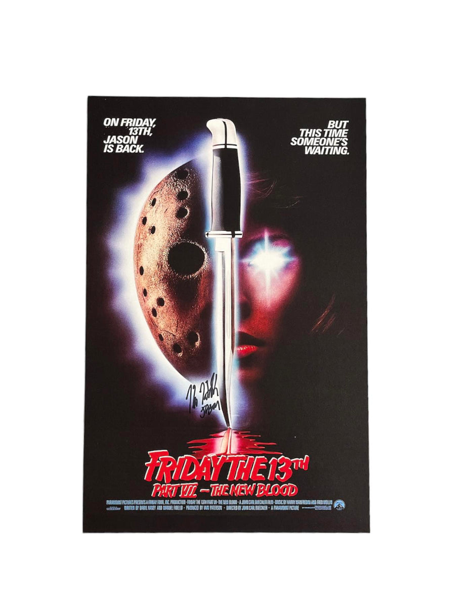 Kane Hodder Jason Voorhees Autographed Friday the 13th Part VII 11x17 ...