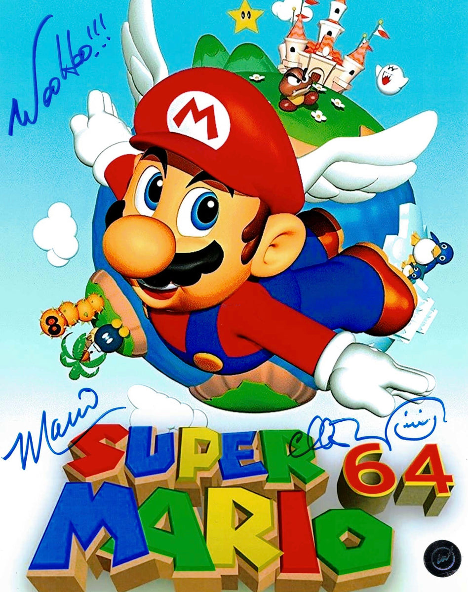 Charles Martinet Super Mario Autographed Super Mario 64 8x10 – Icon ...