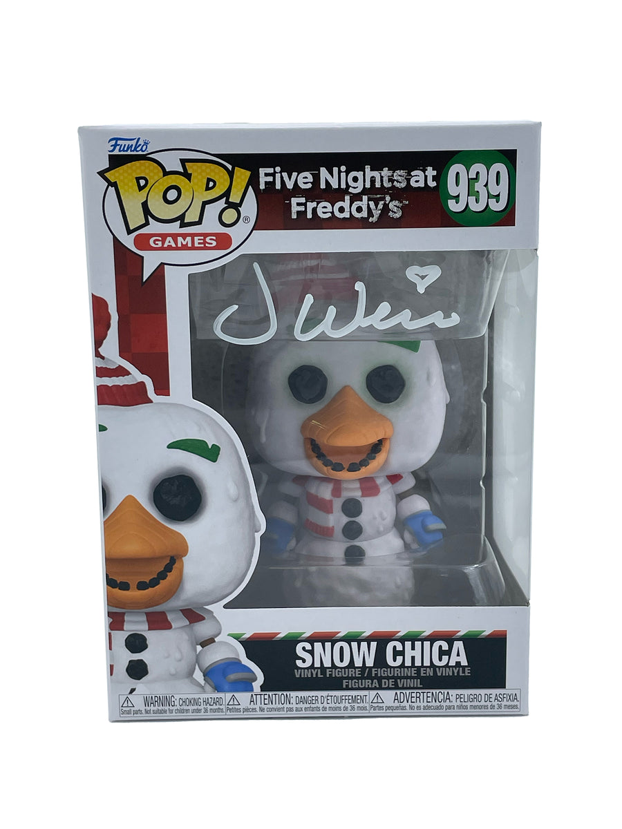 Jess Weiss Autographed Snow Chica Five Nights at Freddy's Funko Pop ...