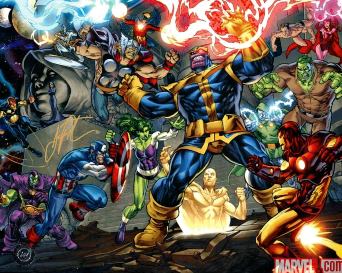 Jim Starlin Legendary Comic Artist & Writer Autographed 8x10 Marvel Co ...