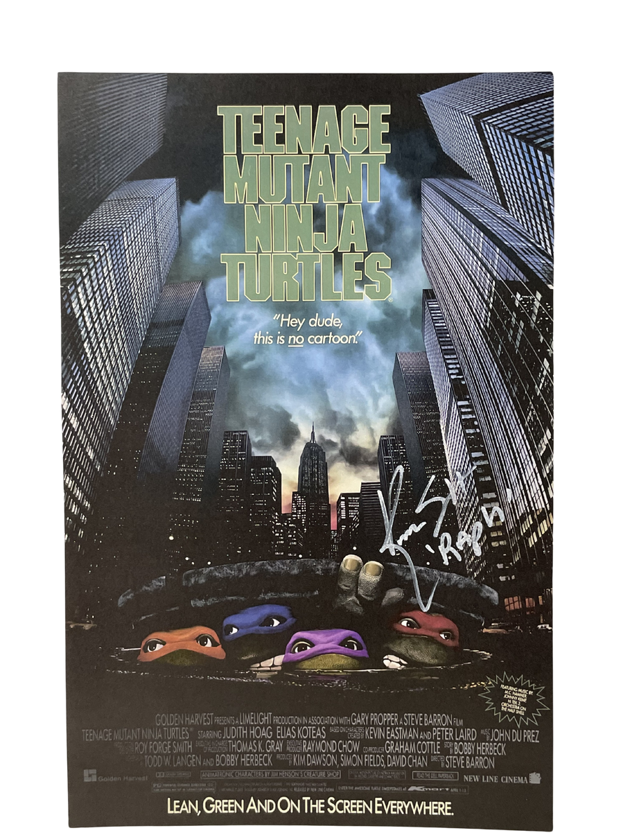 Kenn Scott Teenage Mutant Ninja Turtles Signed 11x17 Poster – Icon ...