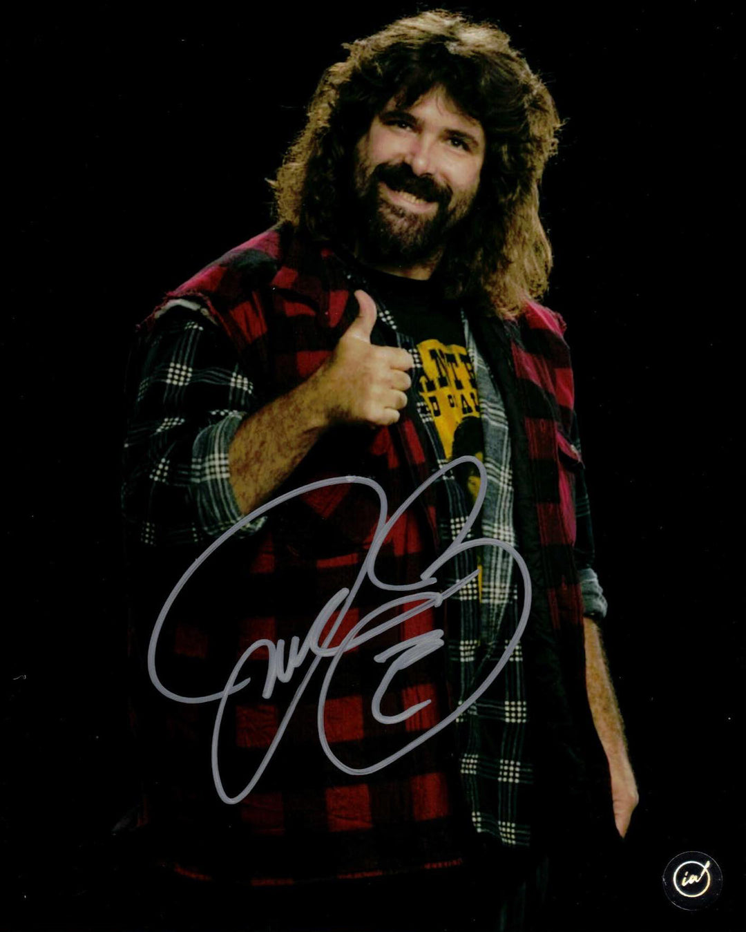 Mick Foley WWE Autographed 8x10 – Icon Autographs