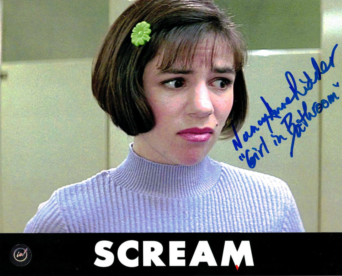 Nancy Anne Ridder in Scream Autographed 8x10 – Icon Autographs