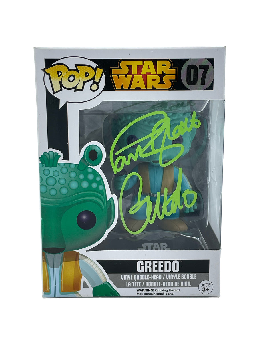 Paul Blake Autographed Greedo Star Wars Funko Pop #07 – Icon Autographs