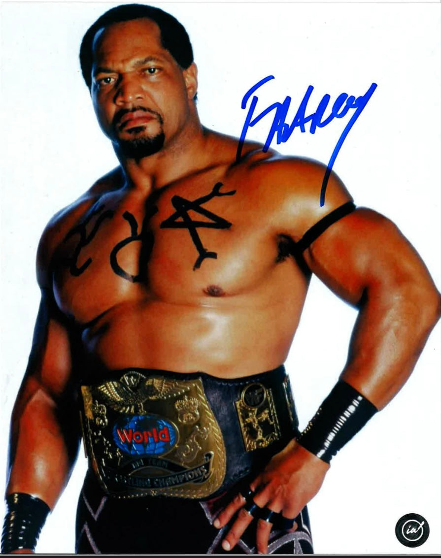 Ron Simmons "Faarooq" WWF Autographed 8x10 – Icon Autographs