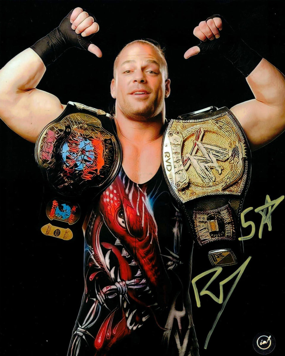 Rob Van Dam WWE Autographed 8x10 – Icon Autographs