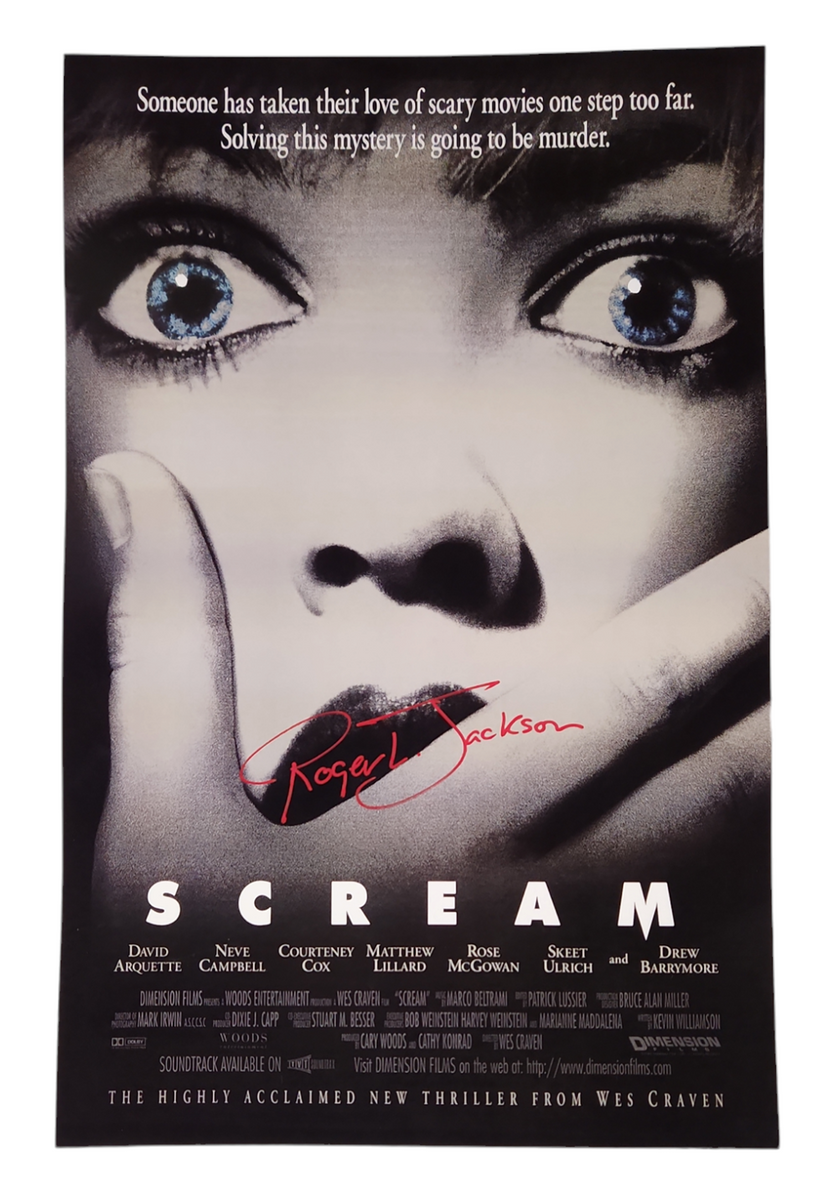 Roger L. Jackson Scream Autographed Poster – Icon Autographs