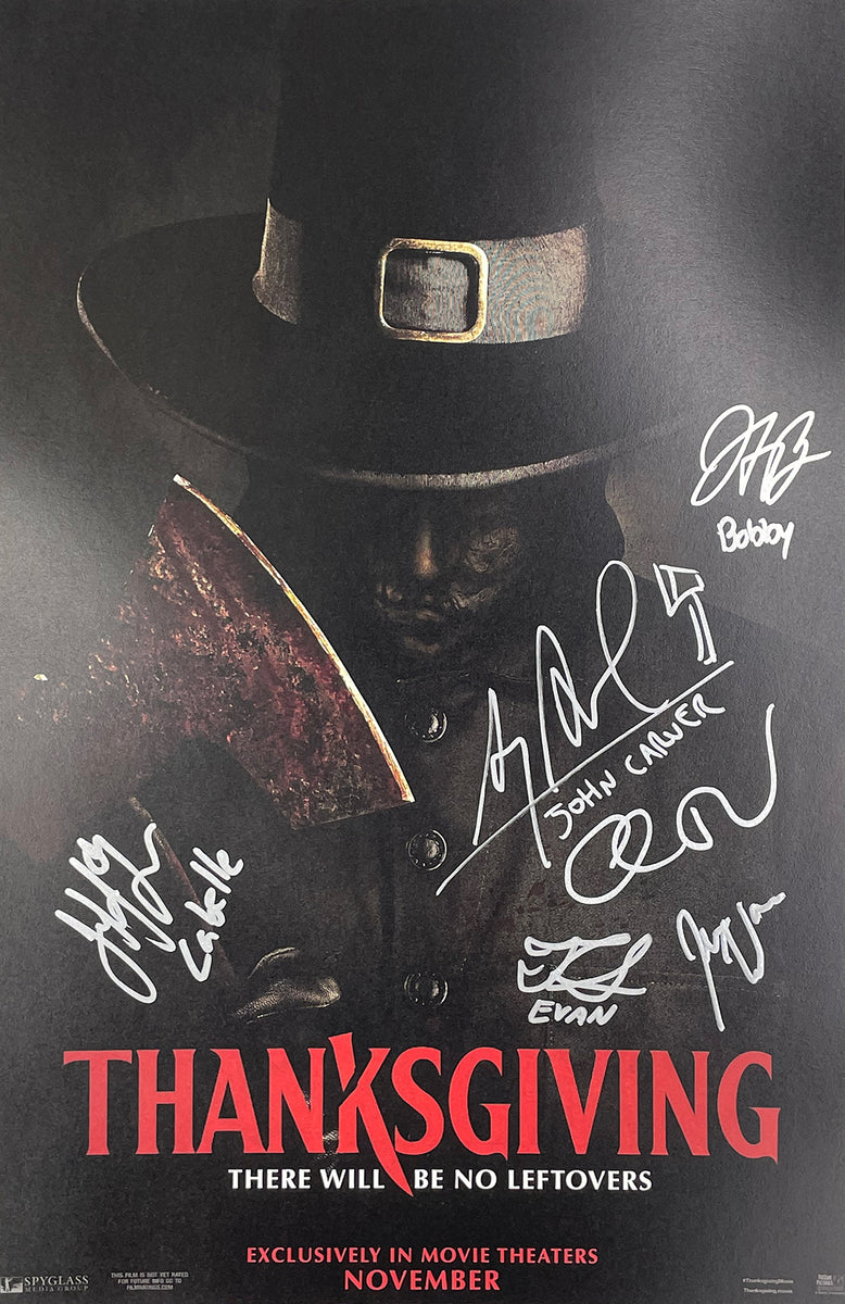 Thanksgiving Cast Autographed 11x17 Poster - SIX AUTOGRAPHS – Icon ...