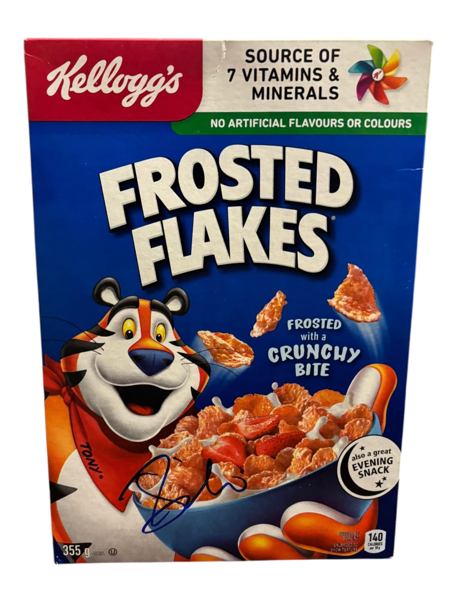 Tony Daniels Autographed Frosted Flakes Box – Icon Autographs