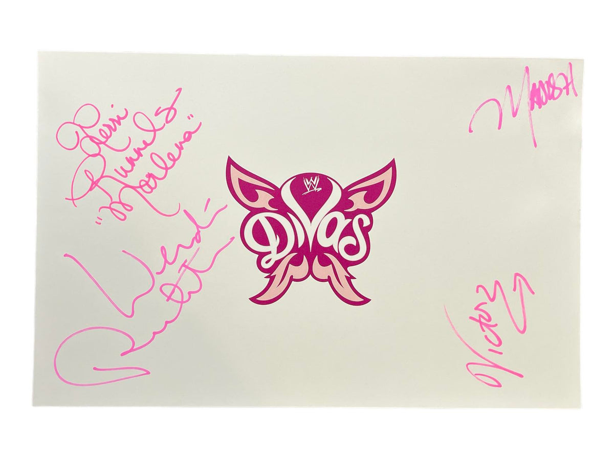 Diva's Wrestling Autographed 11x17 Mini Poster – Icon Autographs