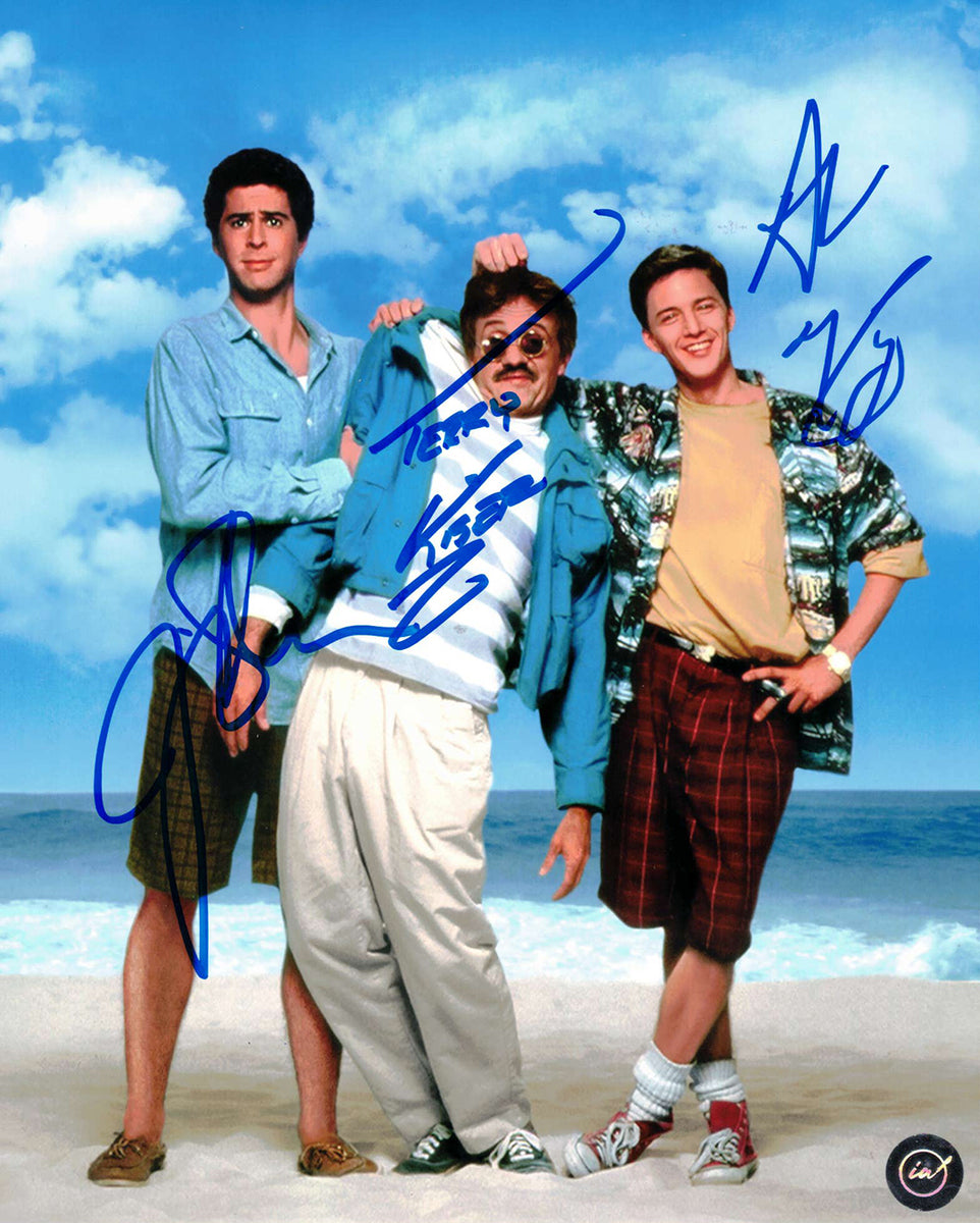 Jonathan Silverman, Terry Kiser & Andrew McCarthy Triple Signed Weeken ...