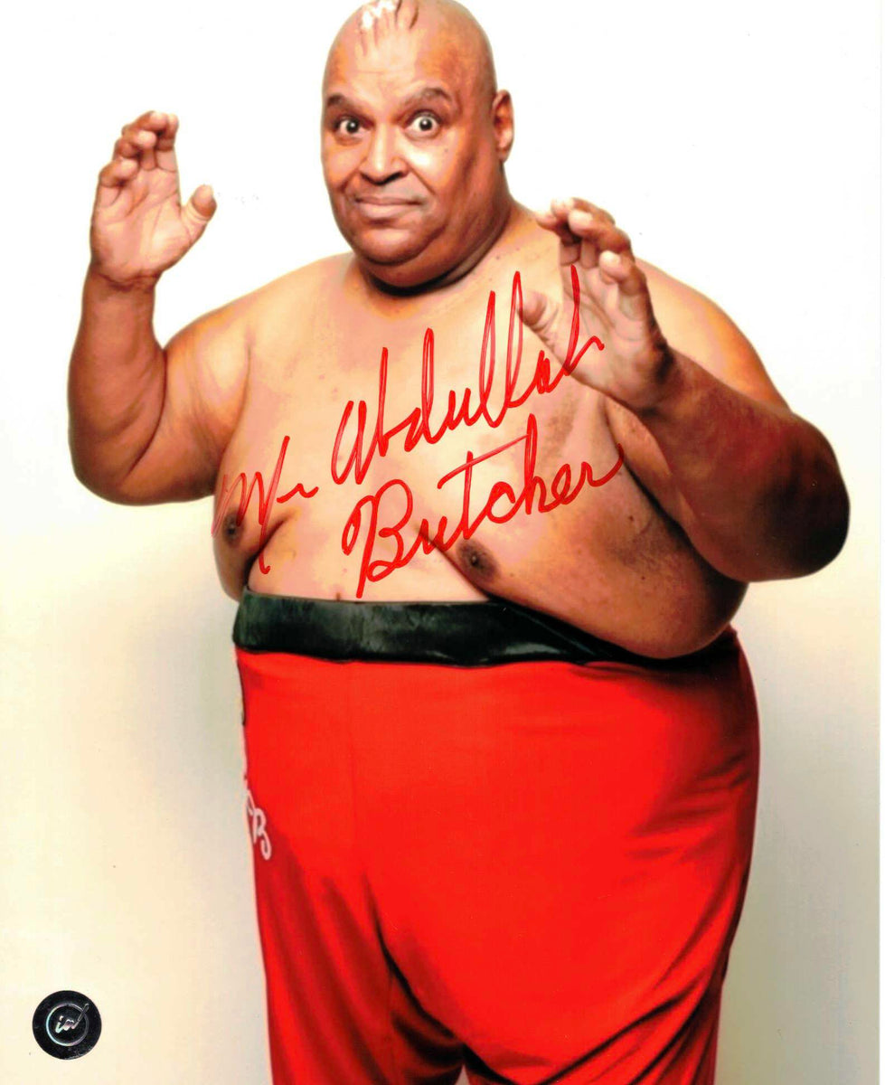 Abdullah the Butcher Autographed WWF 8x10 Photo – Icon Autographs