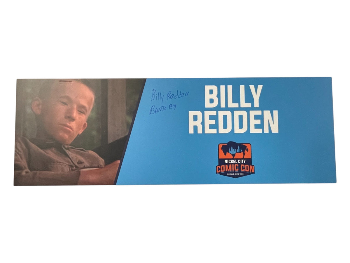Billy Redden Deliverance Signed Nameplate – Icon Autographs