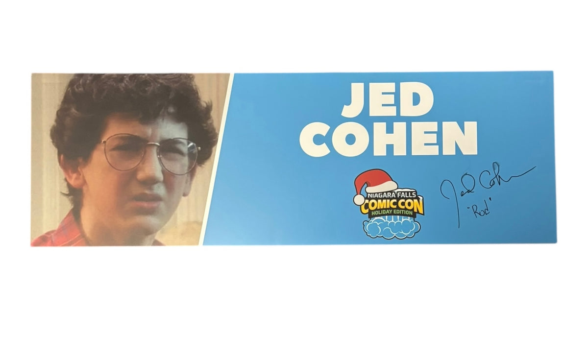 Jed Cohen Autographed Niagara Falls Comic Con Holiday Edition Nameplat ...