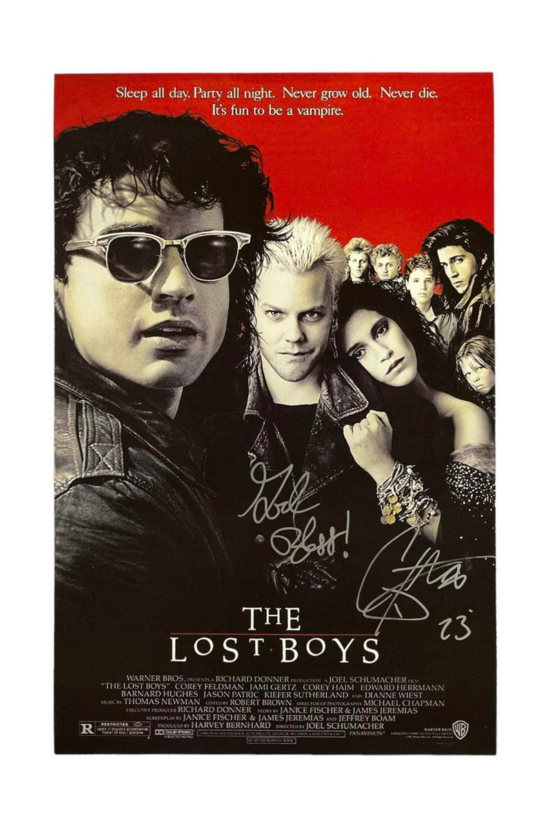 Corey Feldman in the Lost Boys Autographed 8x10 Cast Photo – Icon ...