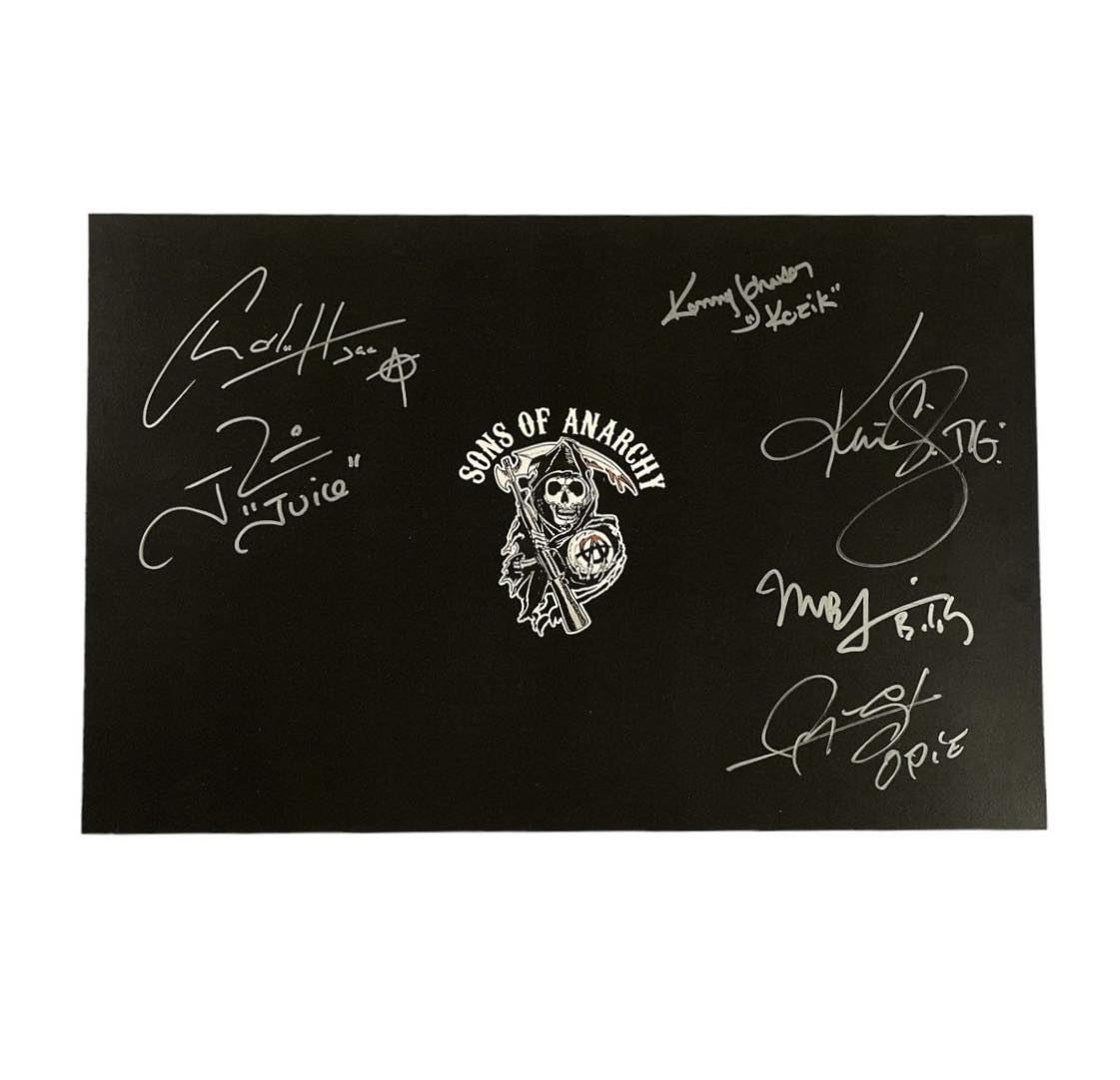 Sons of Anarchy Cast Autographed 11x17 Mini Poster SIX AUTOGRAPHS ...
