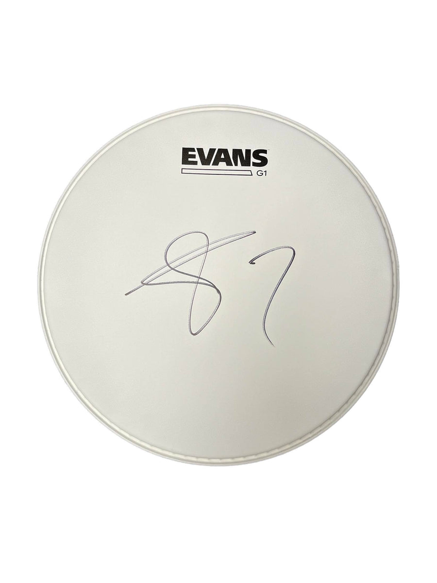Jeremy Taggart Our Lady Peace Autographed 10" Evans Drum Head – Icon ...