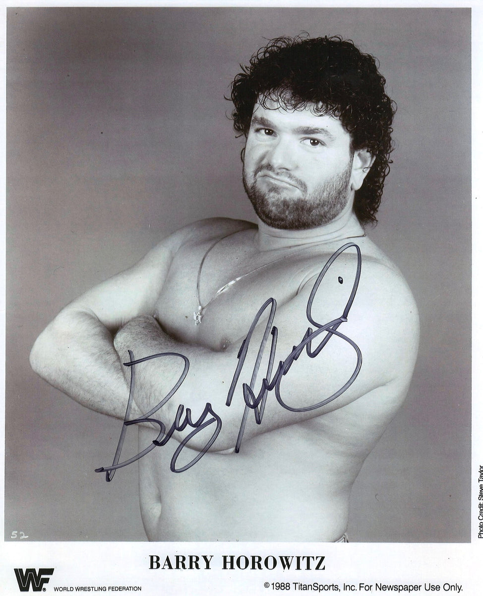 Barry Horowitz WWF Autographed 8x10 photo – Icon Autographs