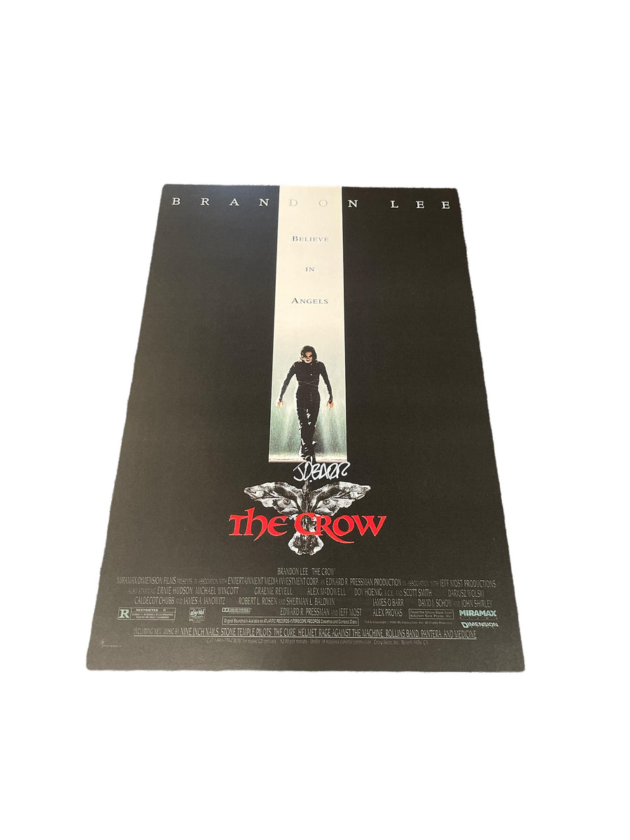 James O'Barr the Crow Autographed Poster – Icon Autographs