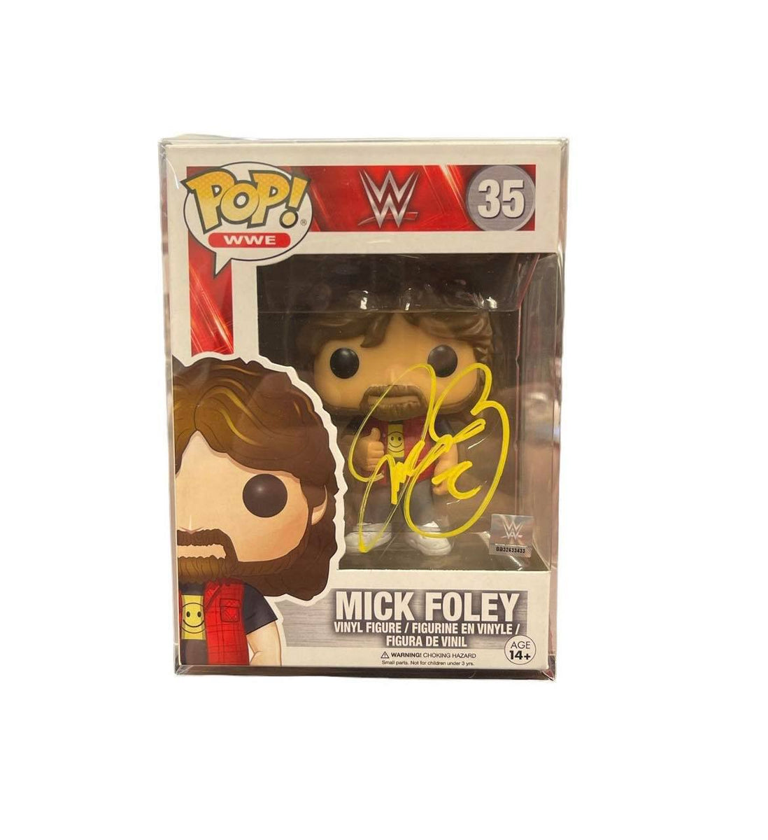 Mick Foley WWE/WWF Autographed Funko Pop #35 – Icon Autographs