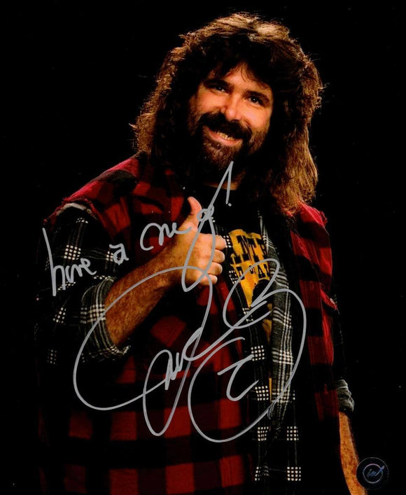Mick Foley WWE Autographed 8x10 – Icon Autographs